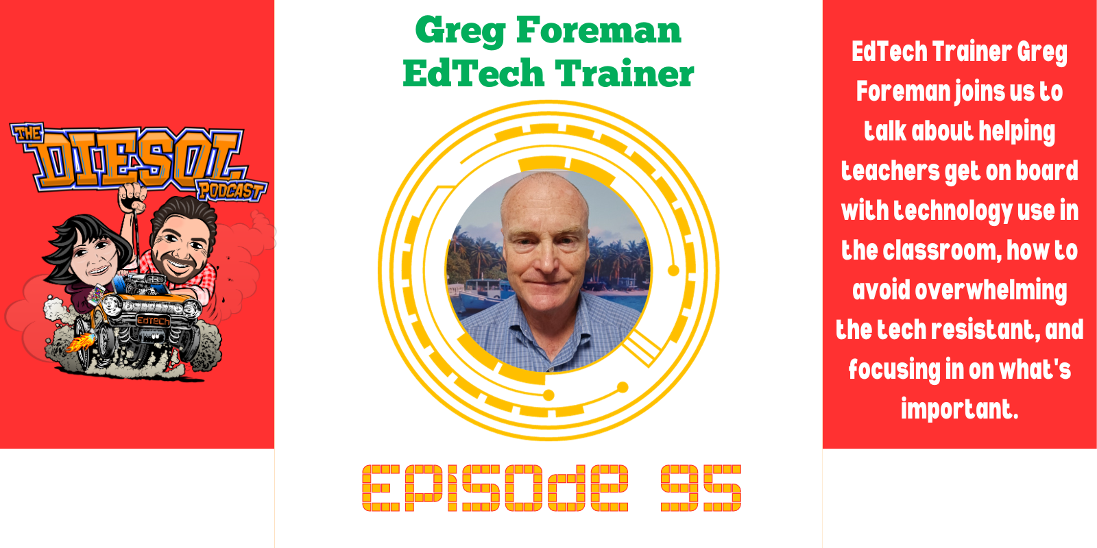 Episode 95- Interview with Greg Foreman, EdTech Trainer – DIESOL.org