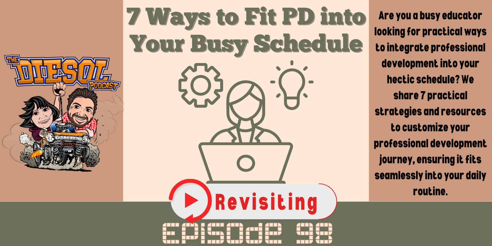 REVISITING 7 ways to fit PD into your busy schedule – DIESOL.org